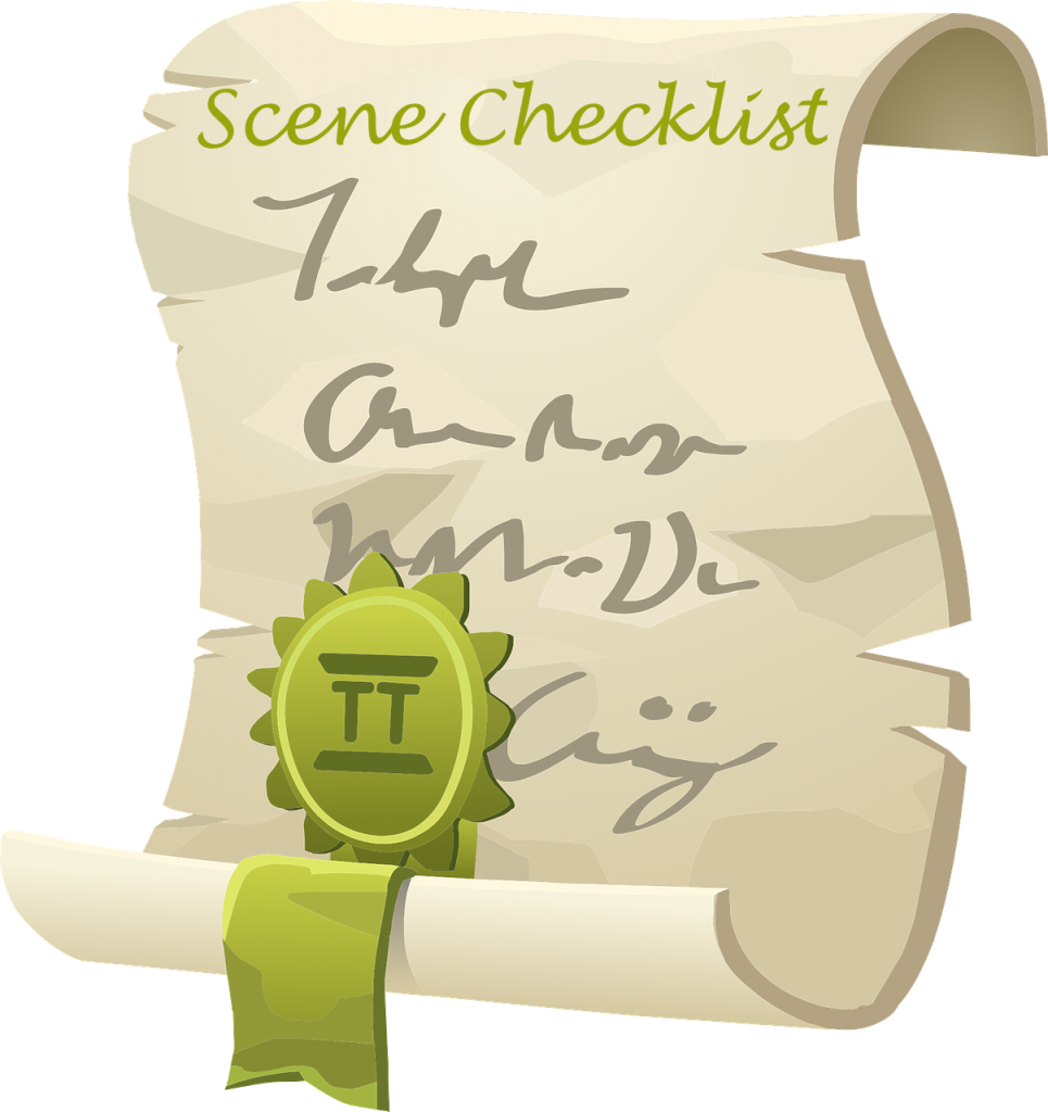A 50-Item Checklist You Won’t Want to Leave Your Scene Without - Zoe M ...